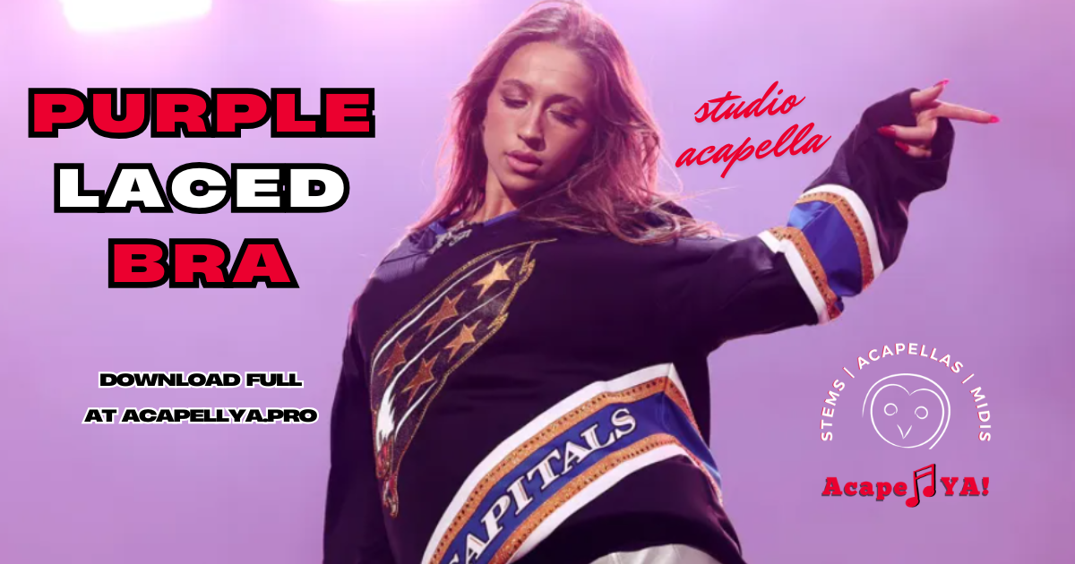 Tate McRae Purple lace bra Acapella | Remix | AcapellYa – AcapellYa ...
